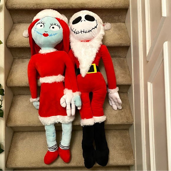 Disney | Other | 2 Nightmare Before Christmas Jack Sally 48 Jumbo ...